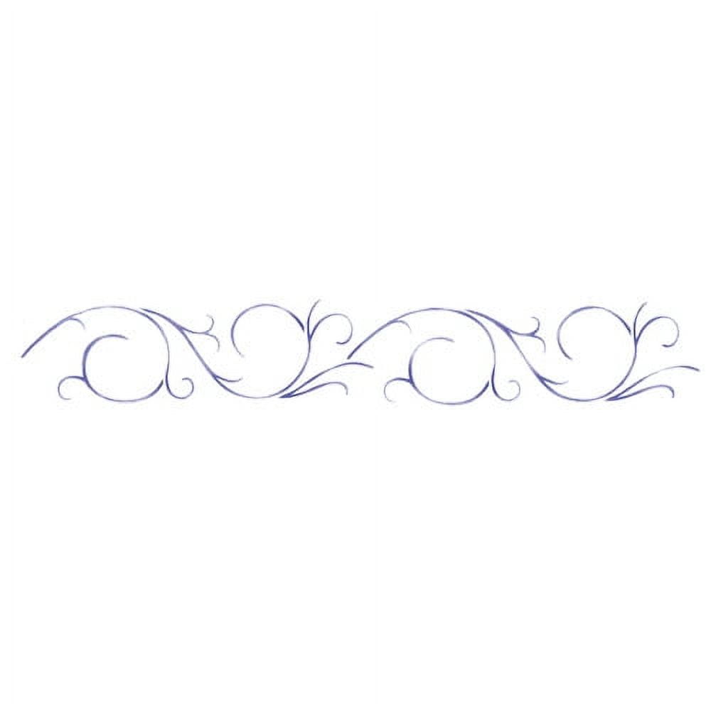 Swirl Design Wall Stencil SKU #2943 by Designer Stencils - Walmart.com