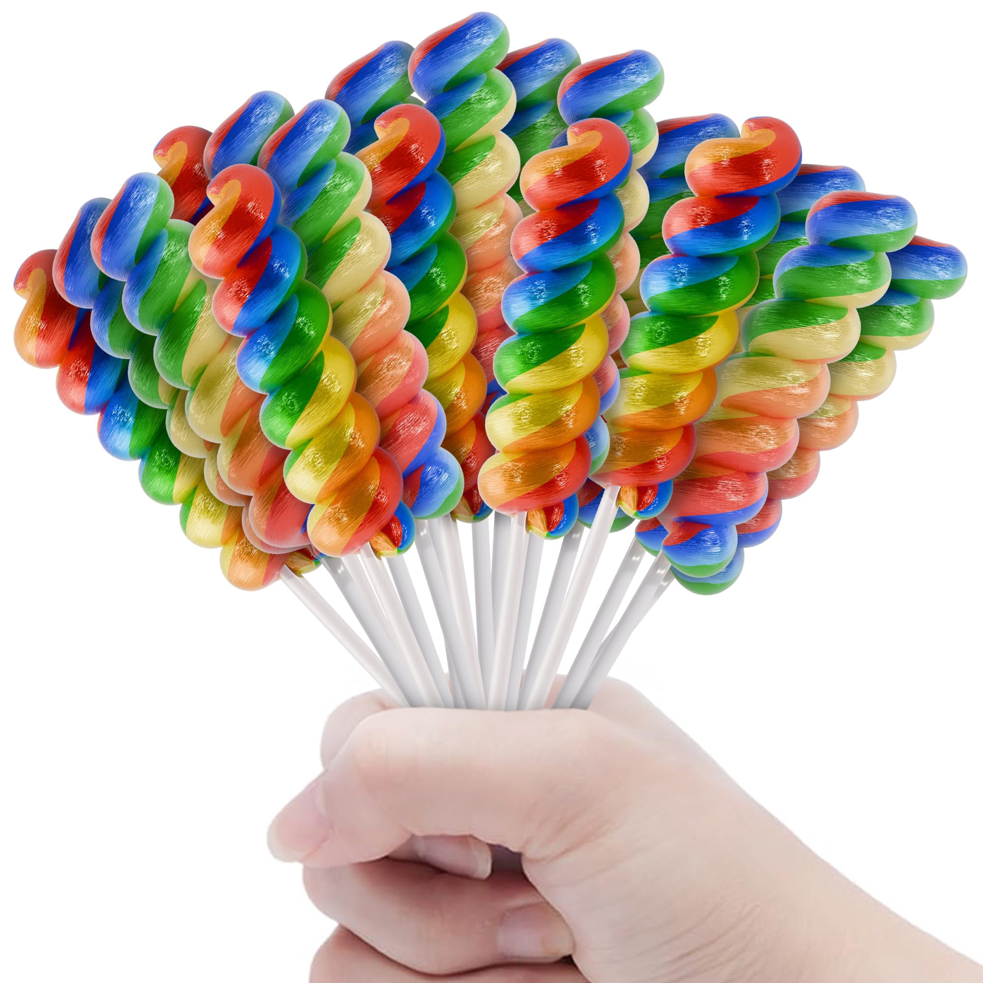 Swirl Lollipops Individually Wrapped DMF15 MultiFruit 30pk (1lb) 15g ...