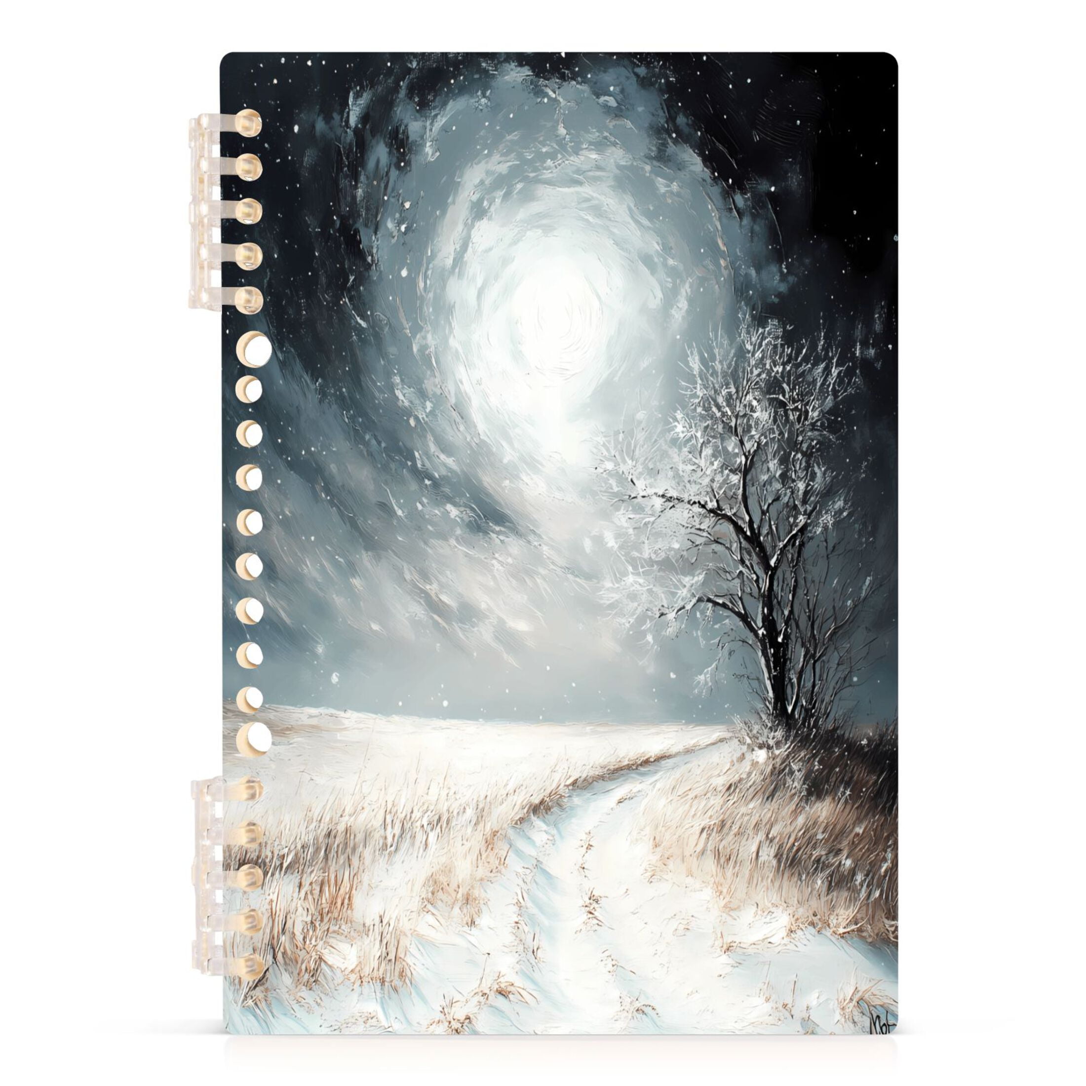 Swirl Of Snow in Sky Notebooks 1-subject Journal 60 Sheets A5 College ...
