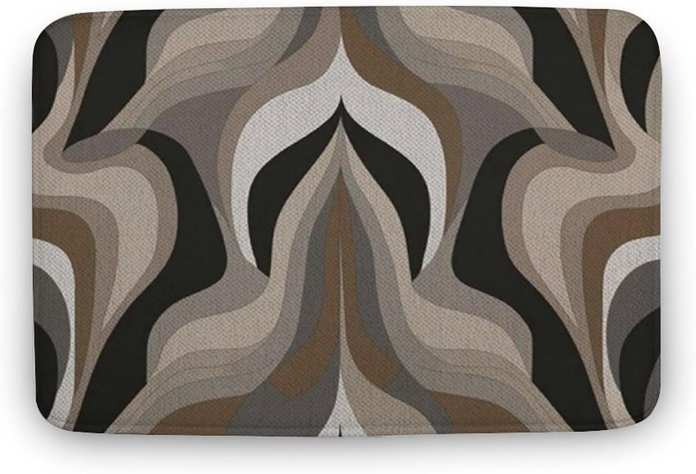 Swirl Rug, Nouveau Rugs, Monochrome Area Rug, Elegant Living Room Rugs ...