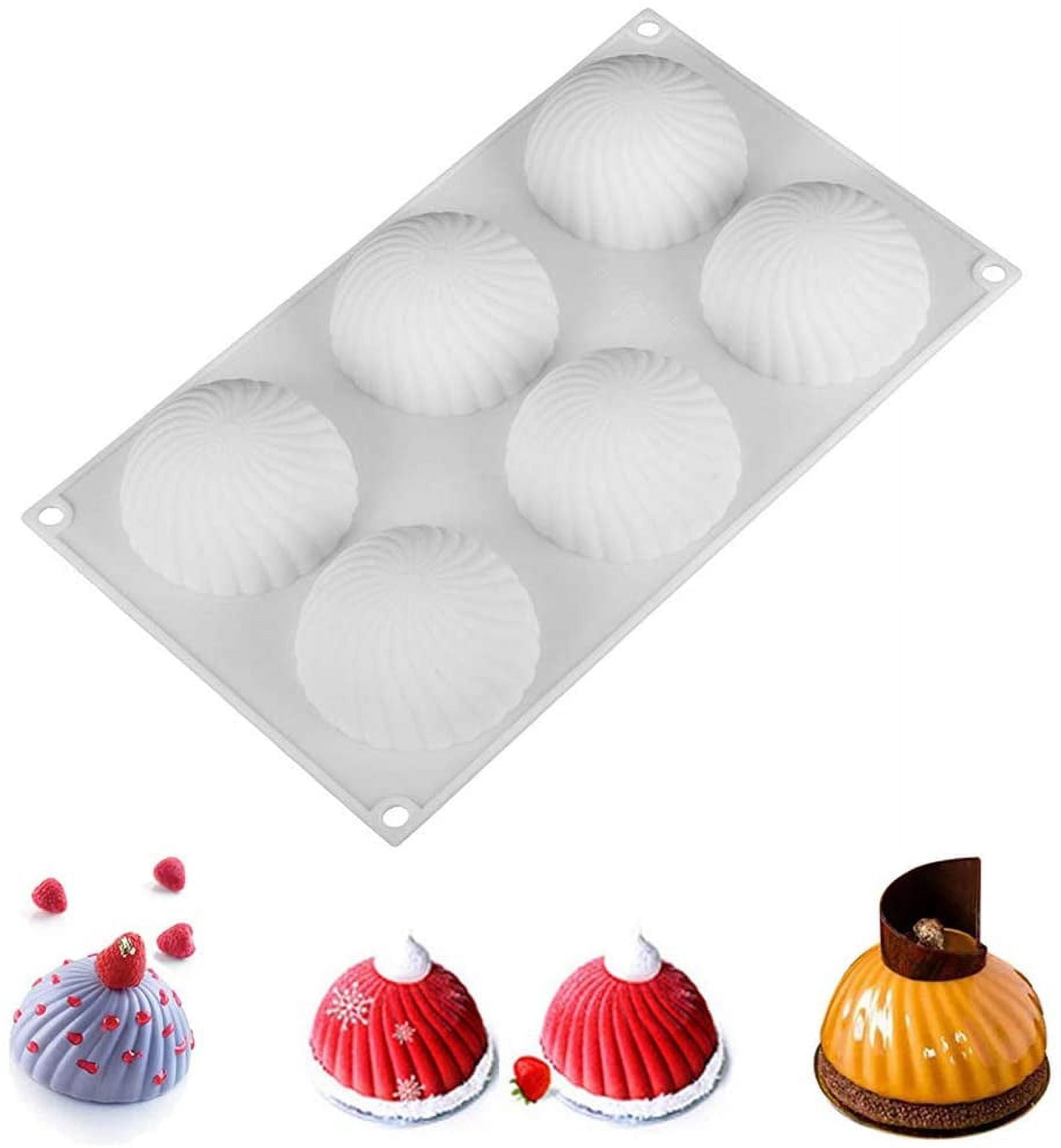 Swirl Silicone Mold for Baking Mousse Cake, Pastry, Chocolate, Dessert ...