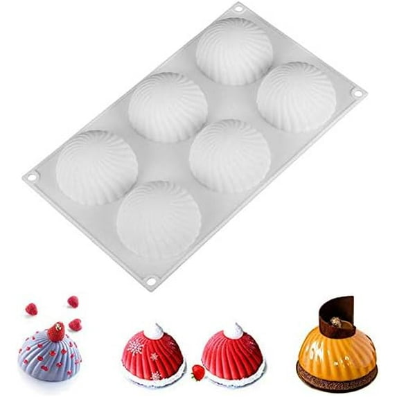 Swirl Silicone Mold for Baking Mousse Cake, Pastry, Chocolate, Dessert ...