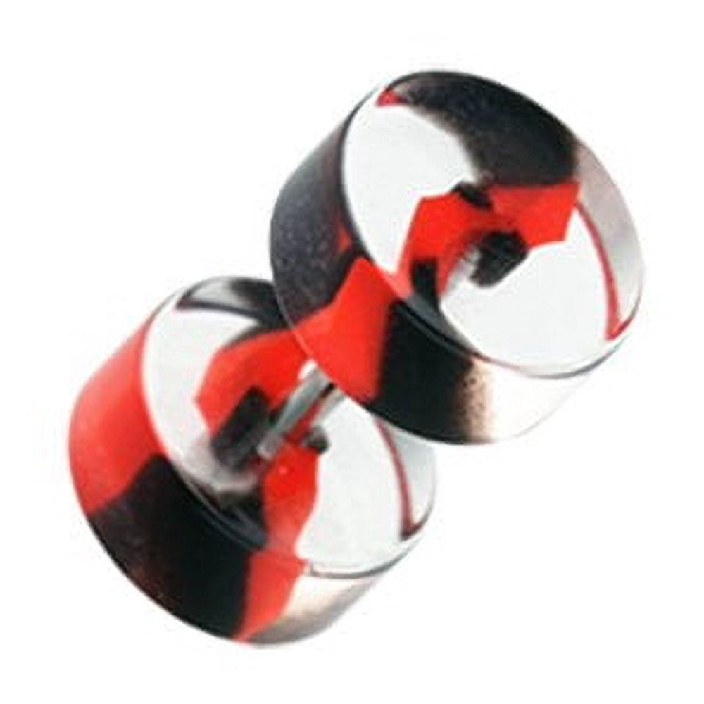 Swirl Stripe UV Acrylic Fake Plug - Walmart.com