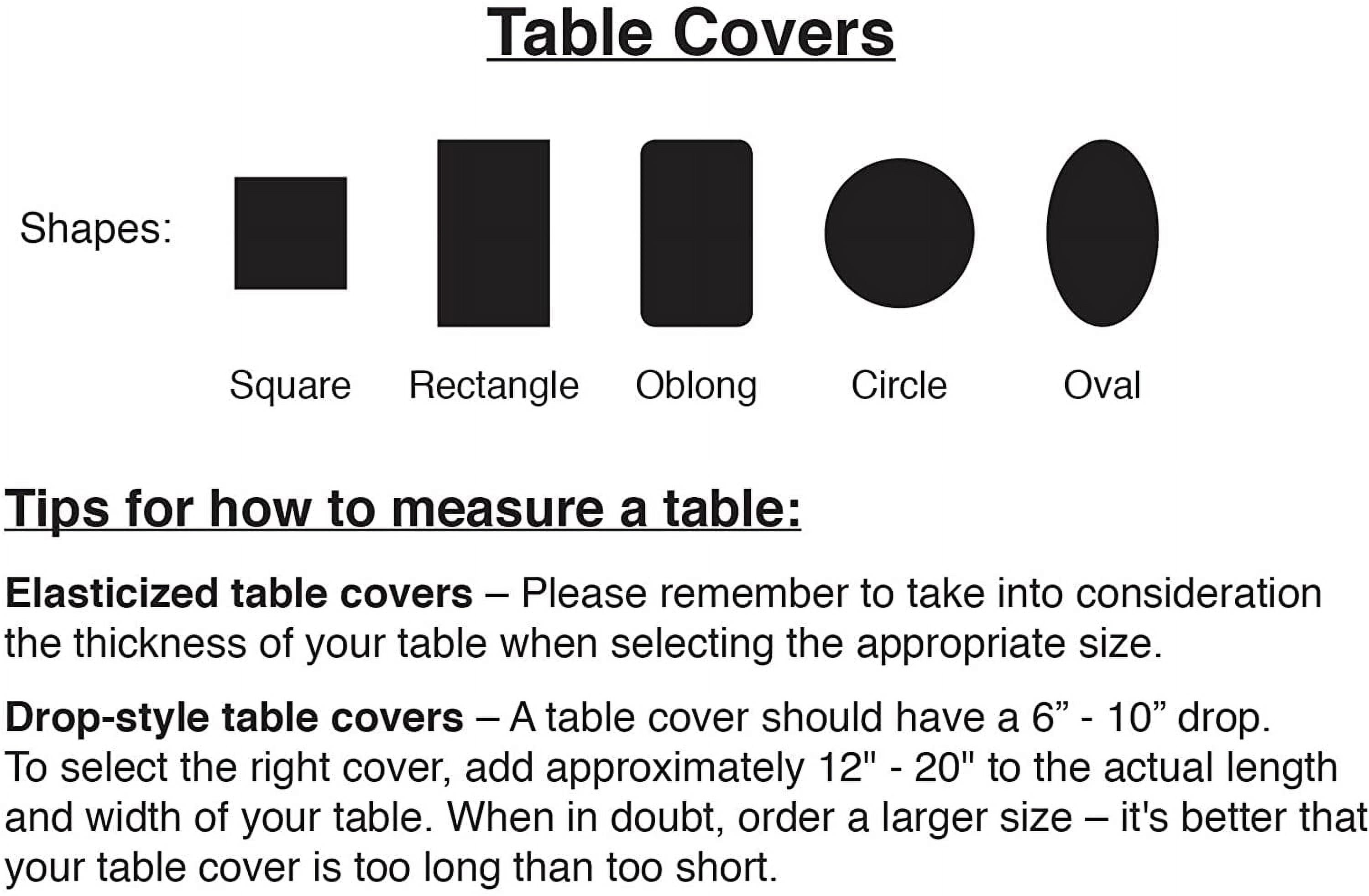 Swirl Vinyl Elasticized Table Cover, 42 x 68 Inch Oval, Blue - Walmart.com