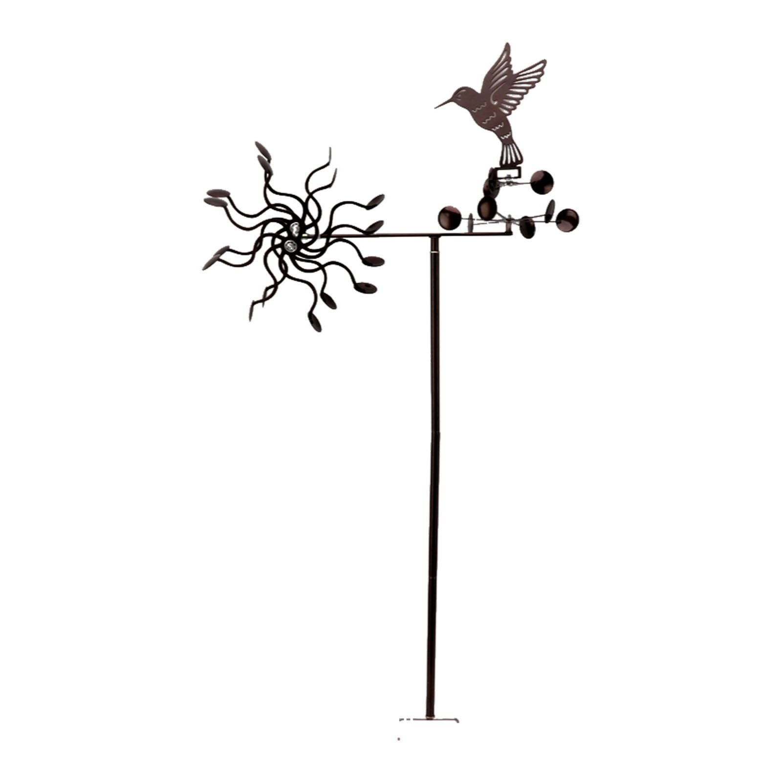Swirl Wind Wooden Wind Spinners Outdoor Hanging Wind On The Garden ...