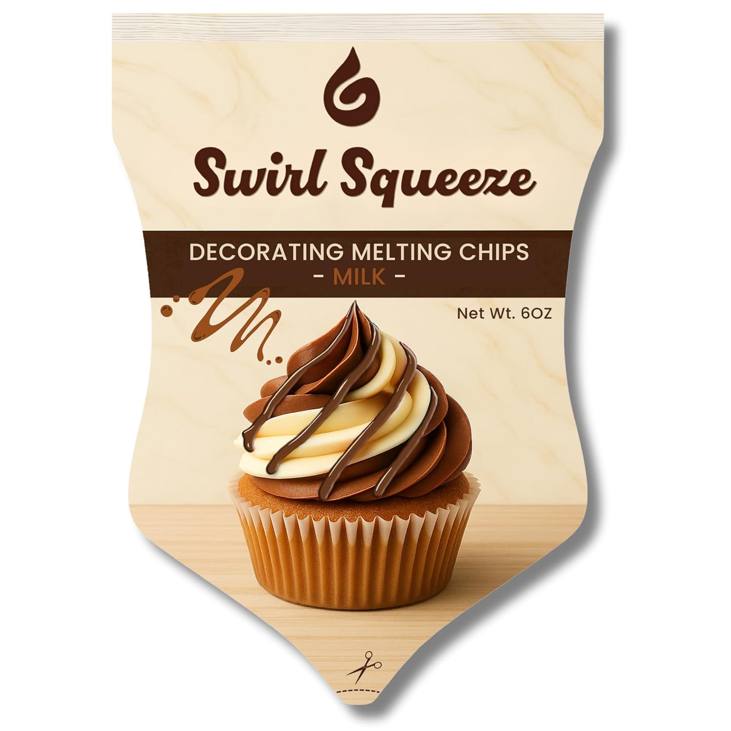 SwirlSqueeze by KIDU Pantry – Microwaveable Drizzle Pouch with 6oz Milk ...