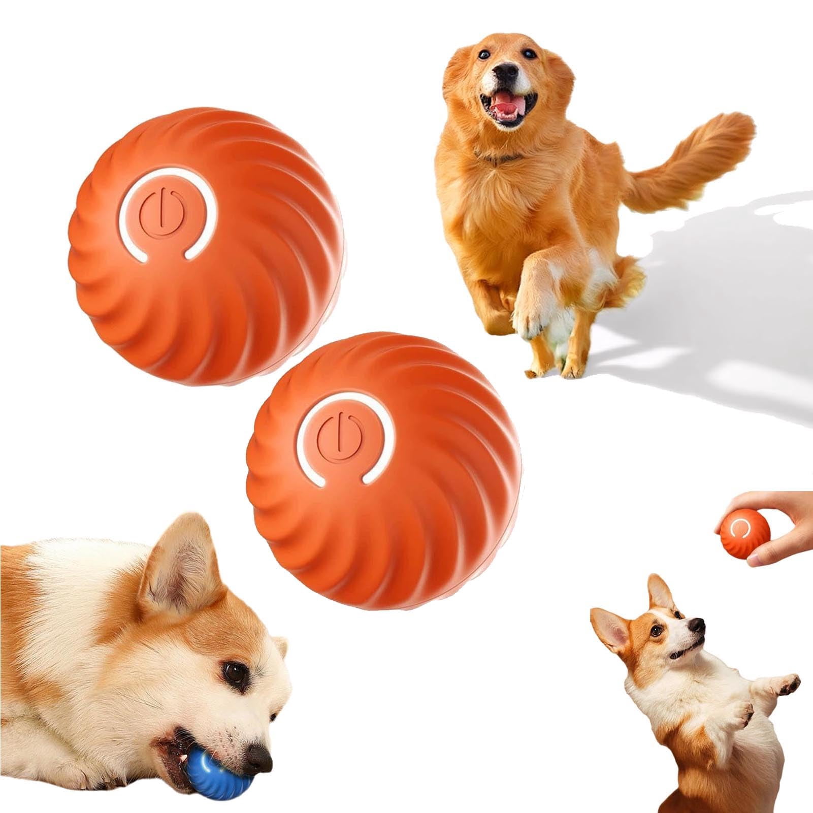 SwirlasRoll 3.0, Swirlas Self Moving Ball, 2026 New Interactive Dog Toy ...