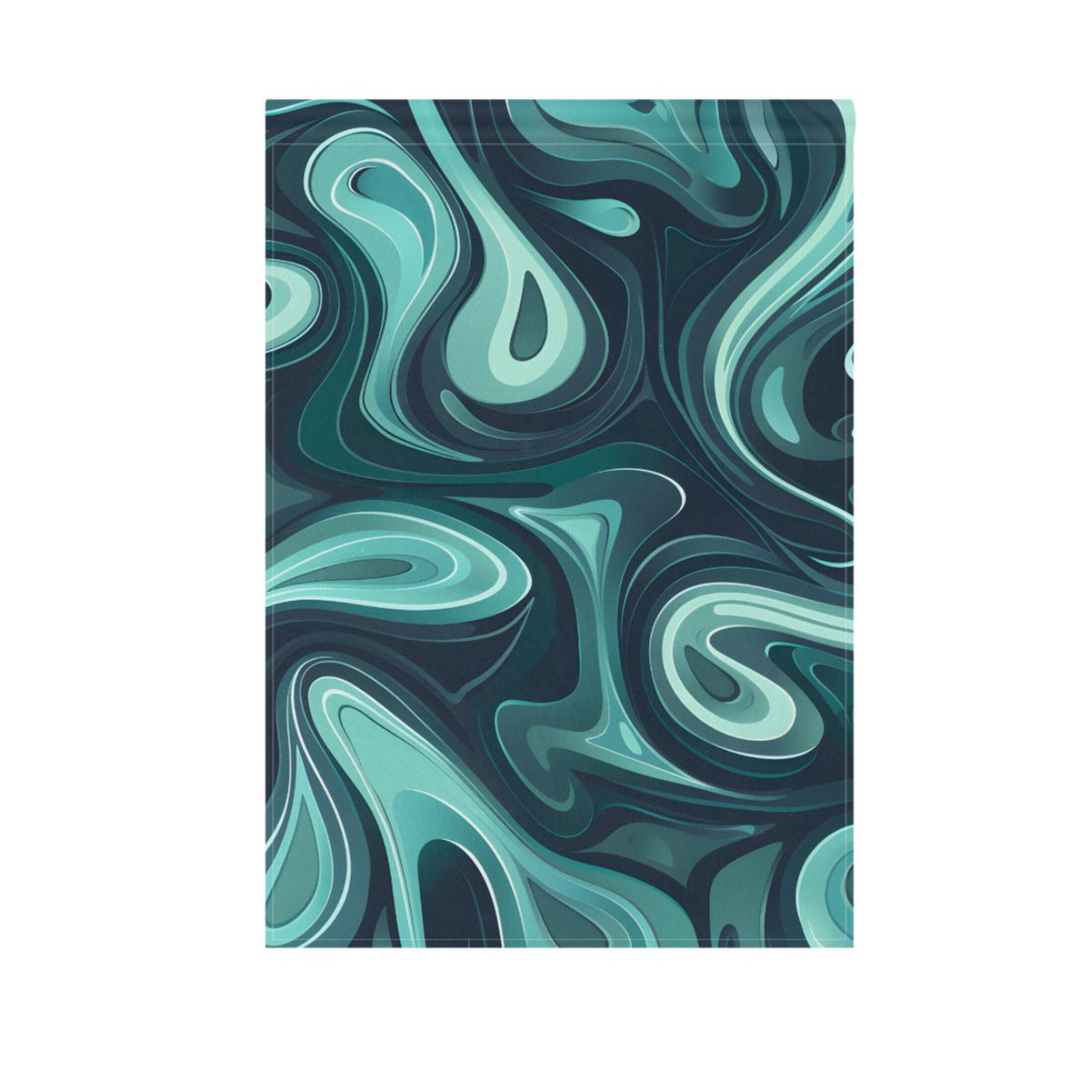 Swirling Liquid Shapes Garden Flag 28"x40" Double-Sided Yard Flags for ...