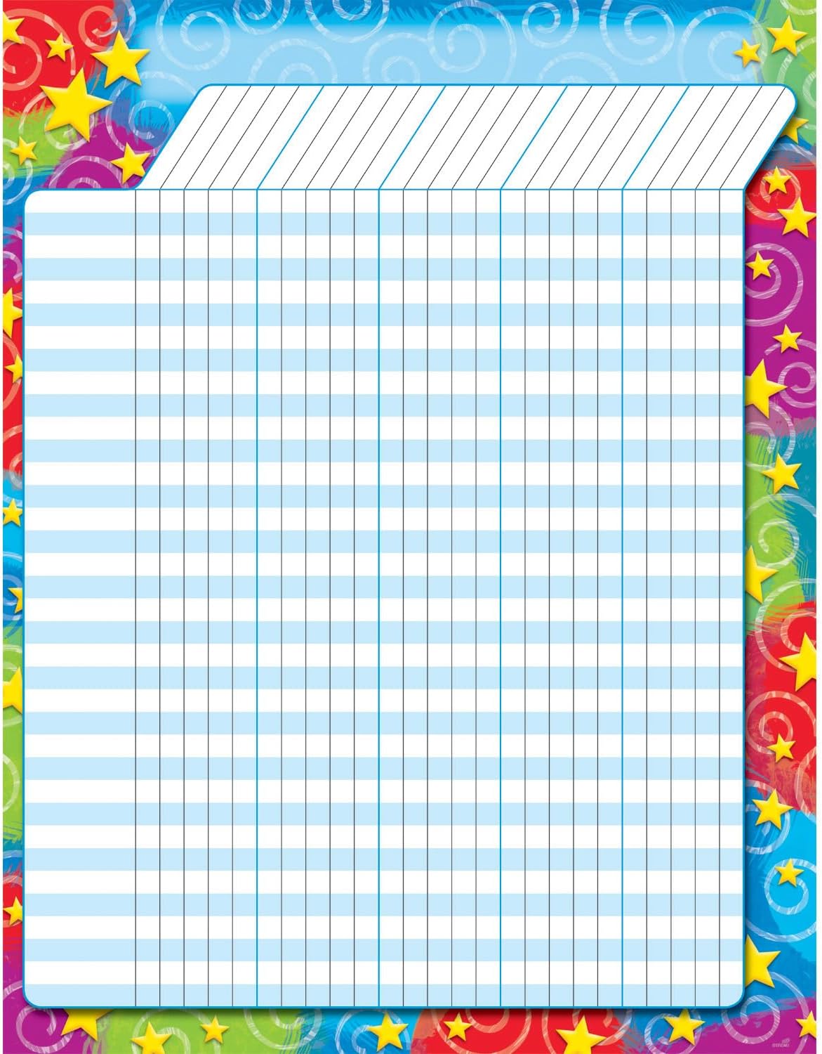 Swirls Icetive Chart, Classroom Decor, 17" x 22" - Walmart.com