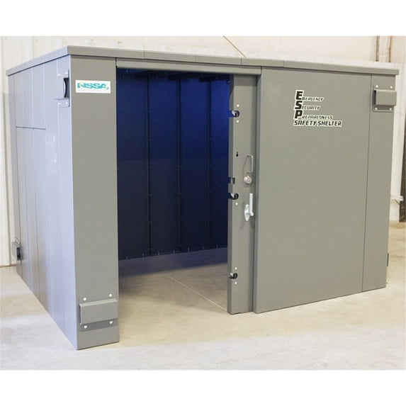 Swisher ESP Safety Shelter- Wheelchair accessible - 20 Person Private ...