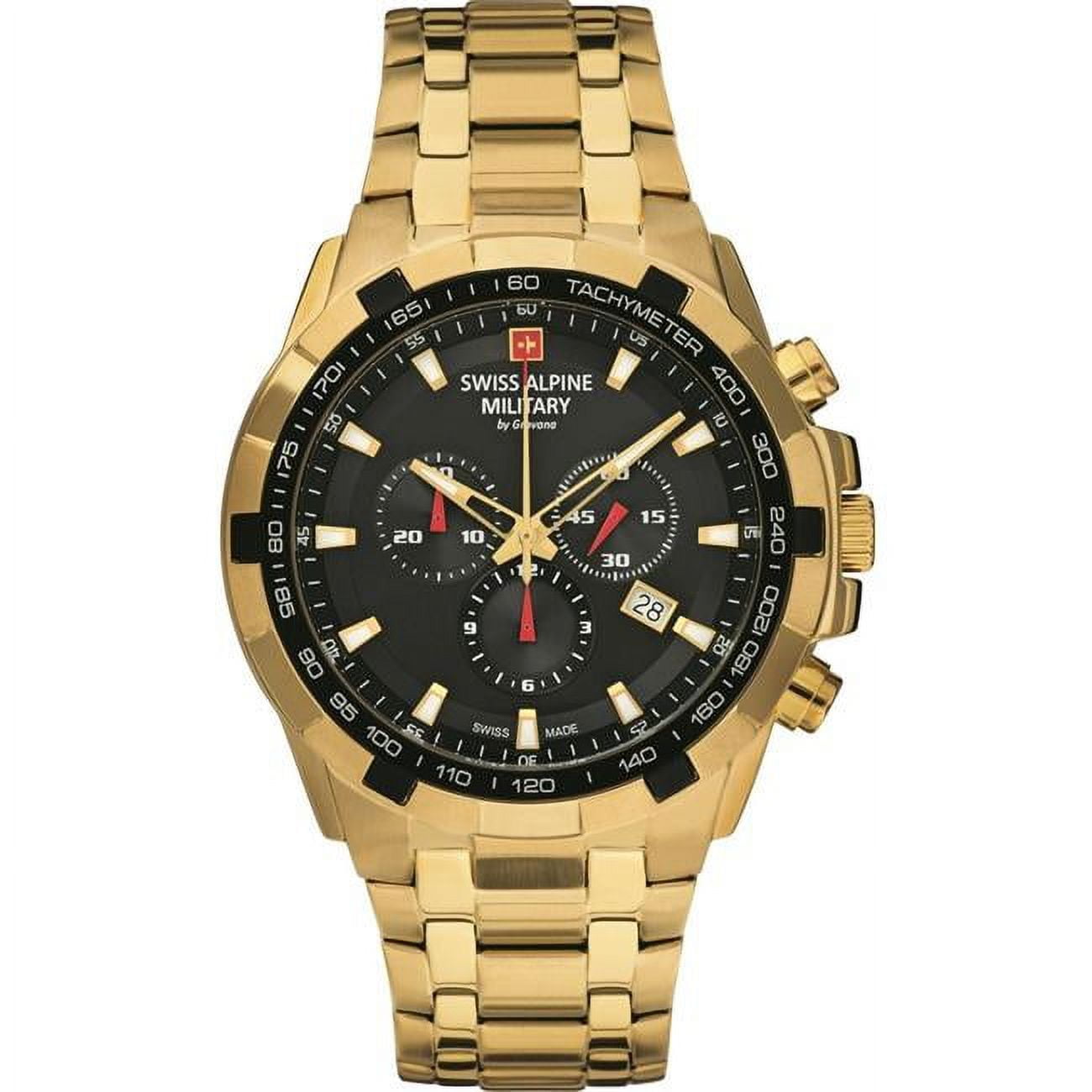 Swiss Alpine Military by Grovana Star Fighter Chronograph Dial Quartz ...
