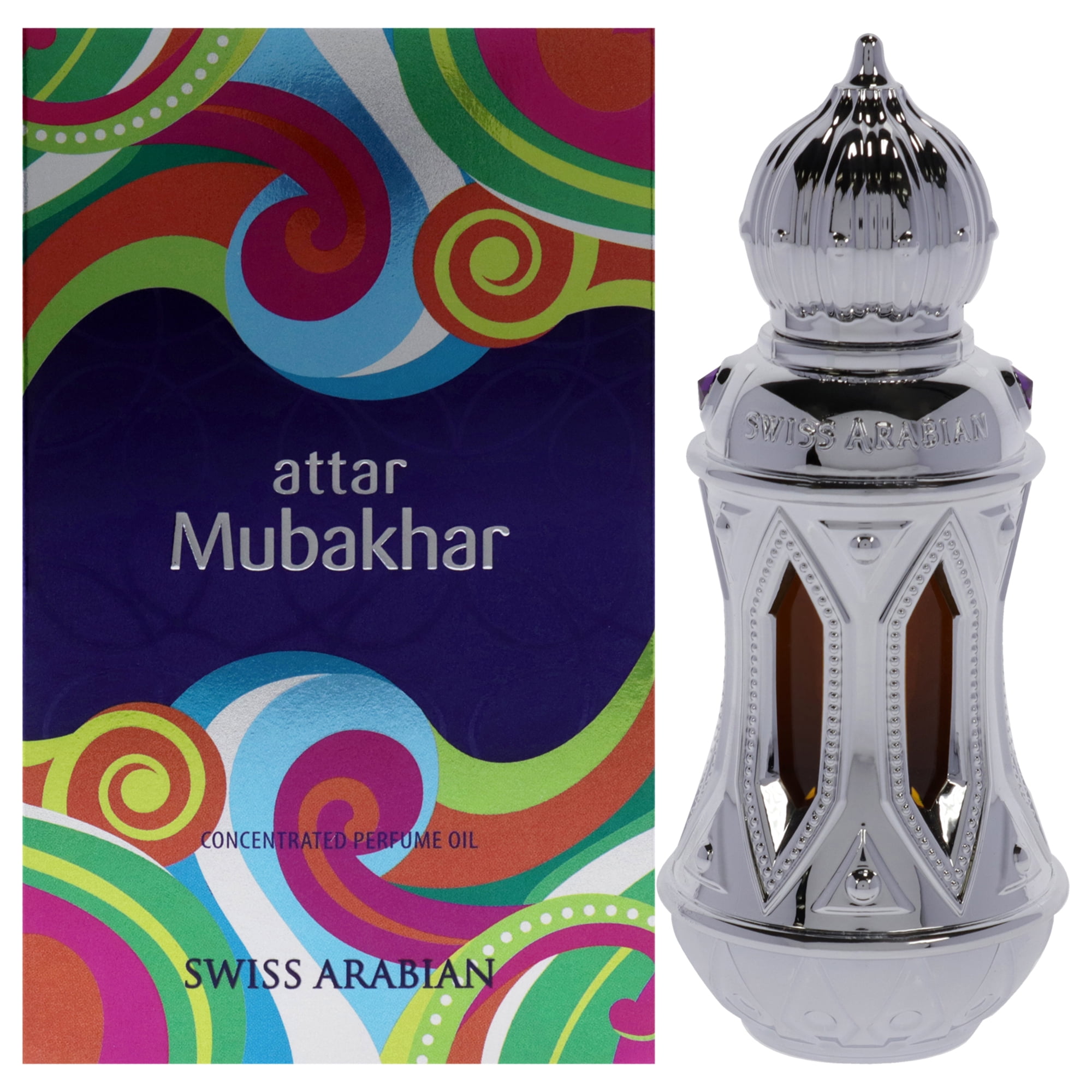 Swiss Arabian Attar Mubakhar 0.67 oz, Oud Arabic Middle Eastern ...