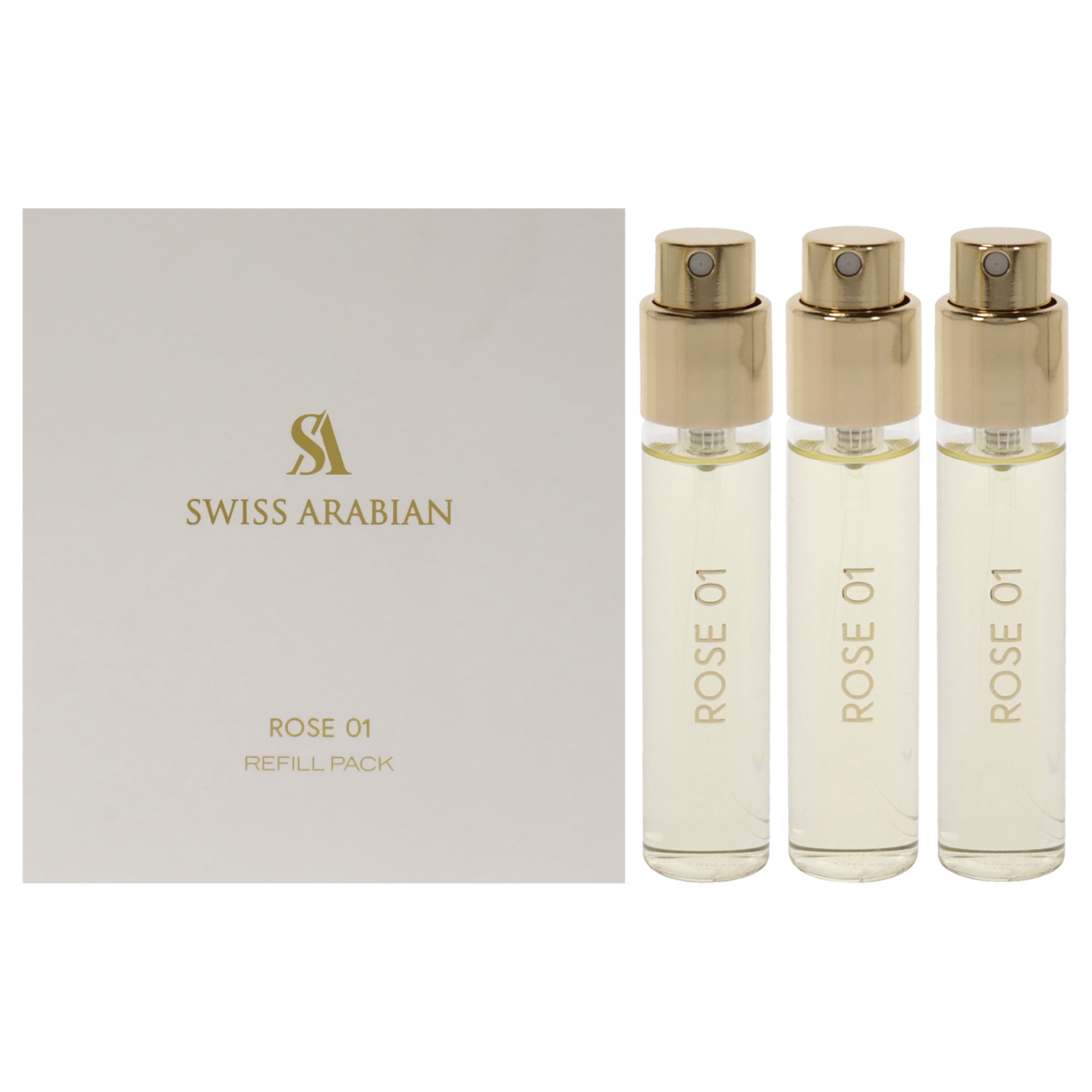 Swiss Arabian Rose 01, Arabian Perfume for Women, 3 Pc Refill Gift Set ...
