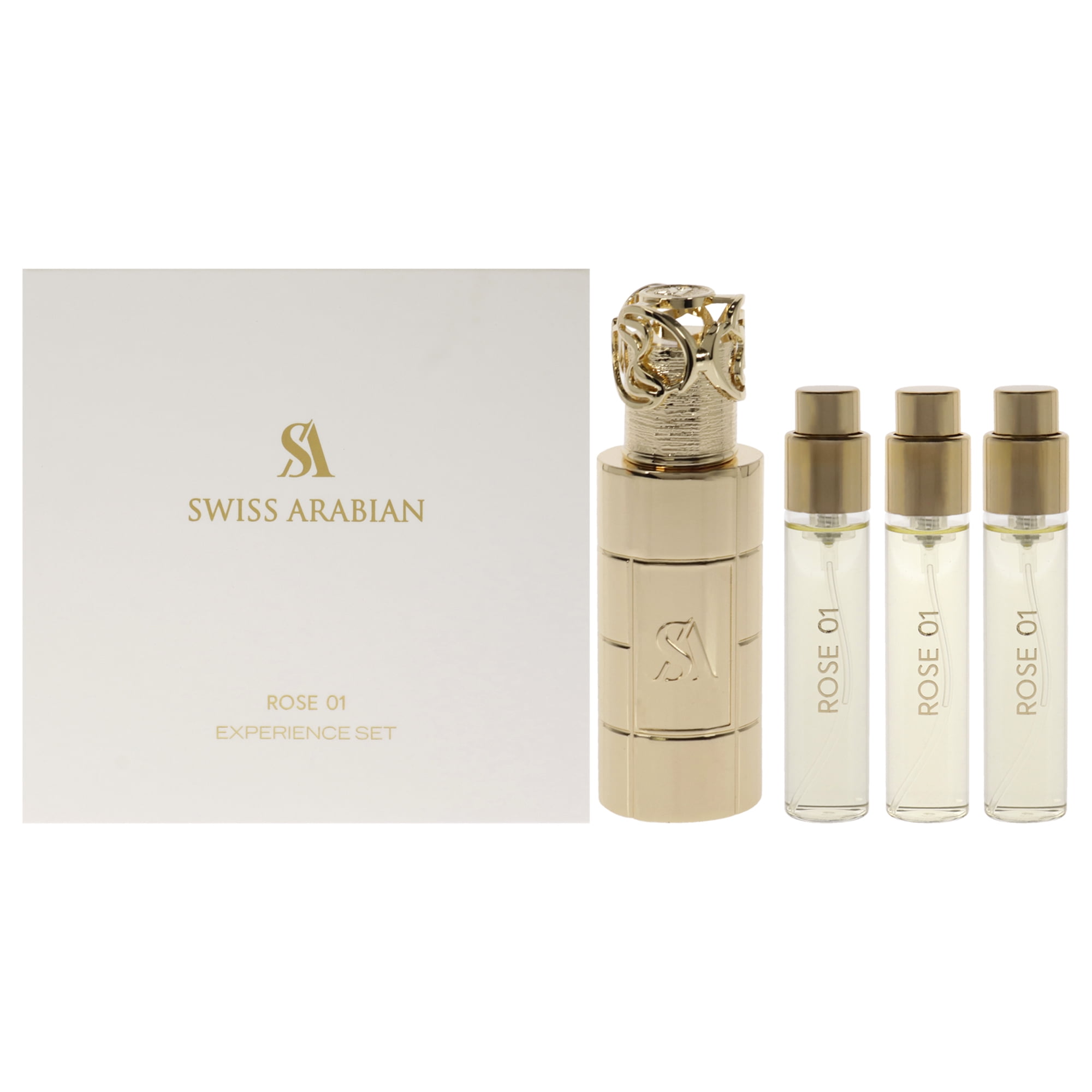 Swiss Arabian Rose 01, Arabian Perfume for Women, 4 Pc Mini Gift Set ...