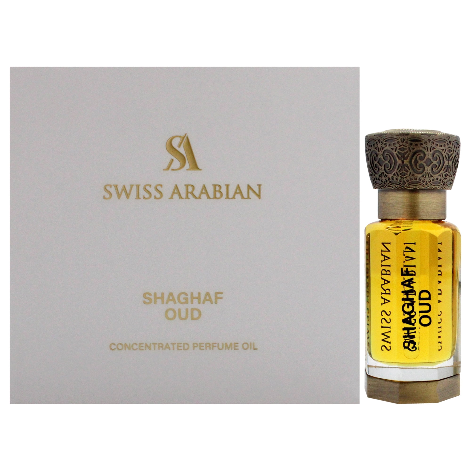 Swiss Arabian Shaghaf Oud, Arab Perfume Oil for Women and Men, 0.4 oz ...