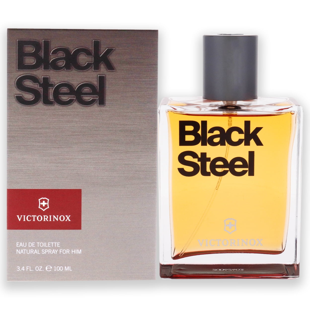 Swiss Army Black Steel, 3.4 oz EDT Spray - Walmart.com