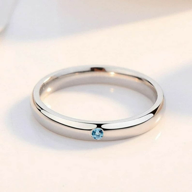 Swiss Blue Topaz Anime Ring in 925 Sterling Silver Inspired from Famous ...
