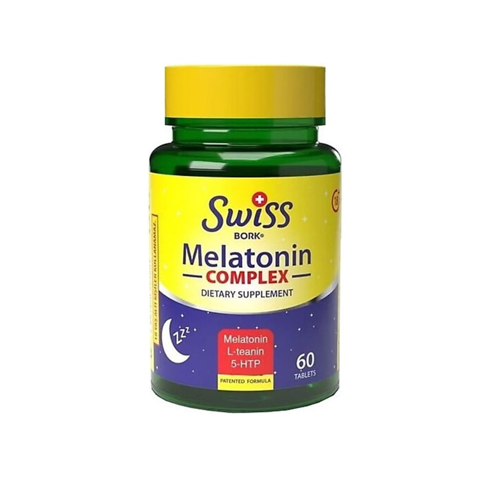 Swiss Bork Melatonin Complex 3 mg 60 Tablets - Walmart.com