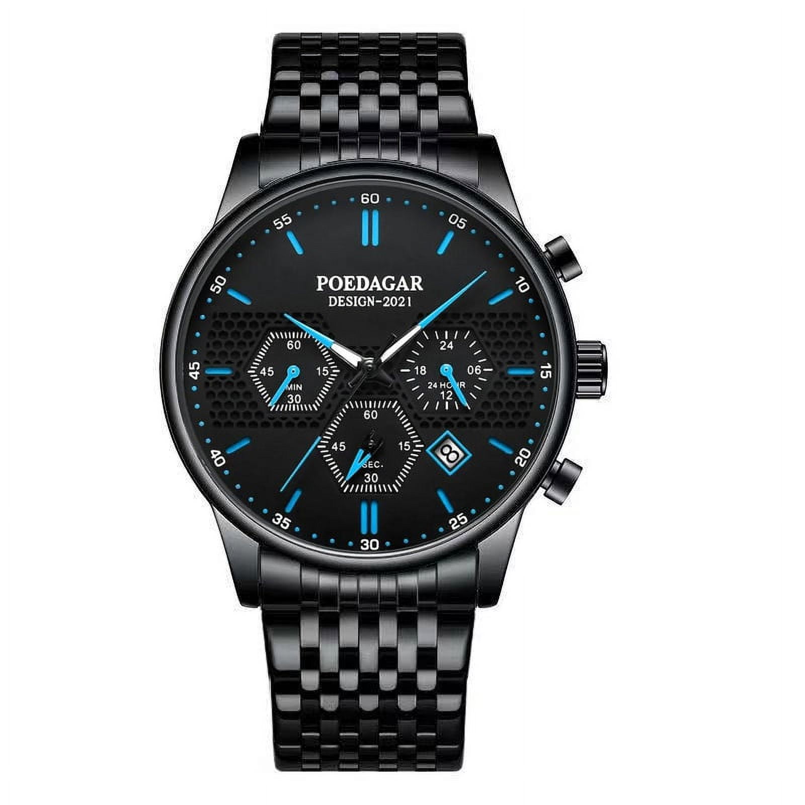 Swiss Brand POEDAGAR Men Watch Fashion Top Luxury Sport Men's ...