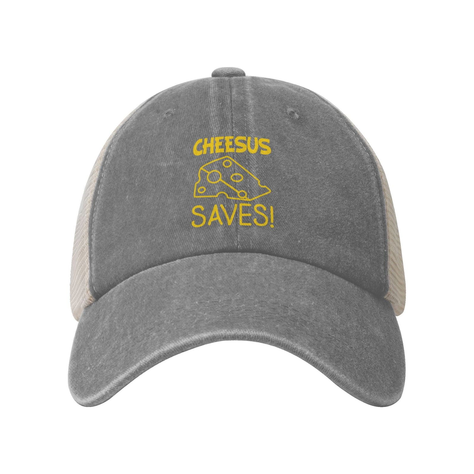Swiss Cheese Unisex Cowboy Mesh Baseball Cap Adjustable Vintage Trucker ...