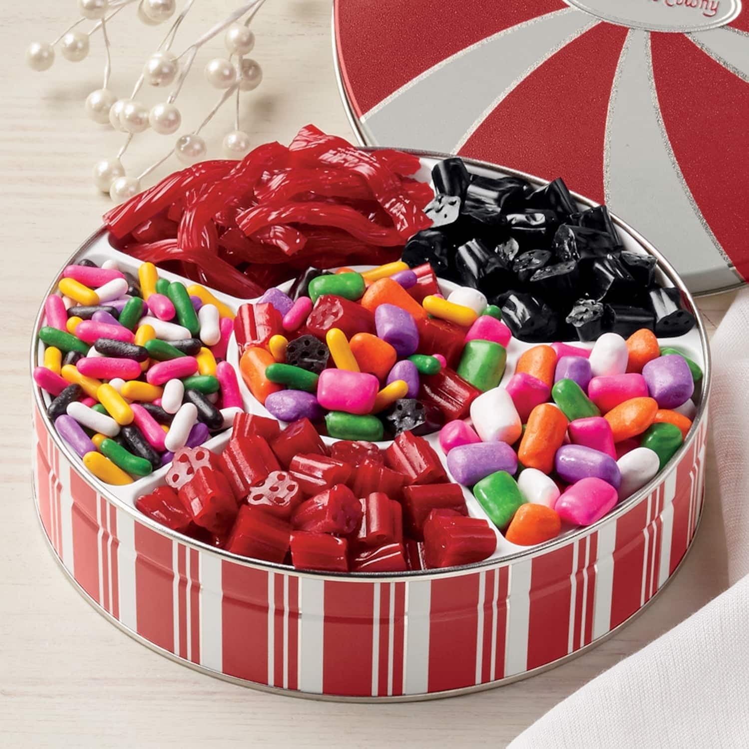 The Swiss Colony Licorice Tin-Assorted Flavors, Holiday Gift Treats ...