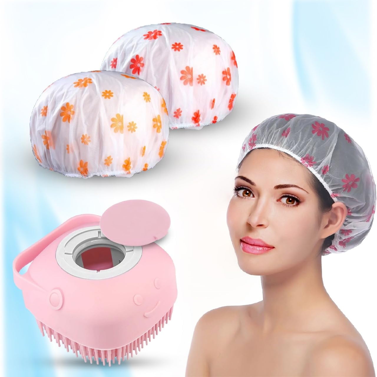 Swiss Connection Silicon Body Scrubber with Soap Dispenser with Loop ...