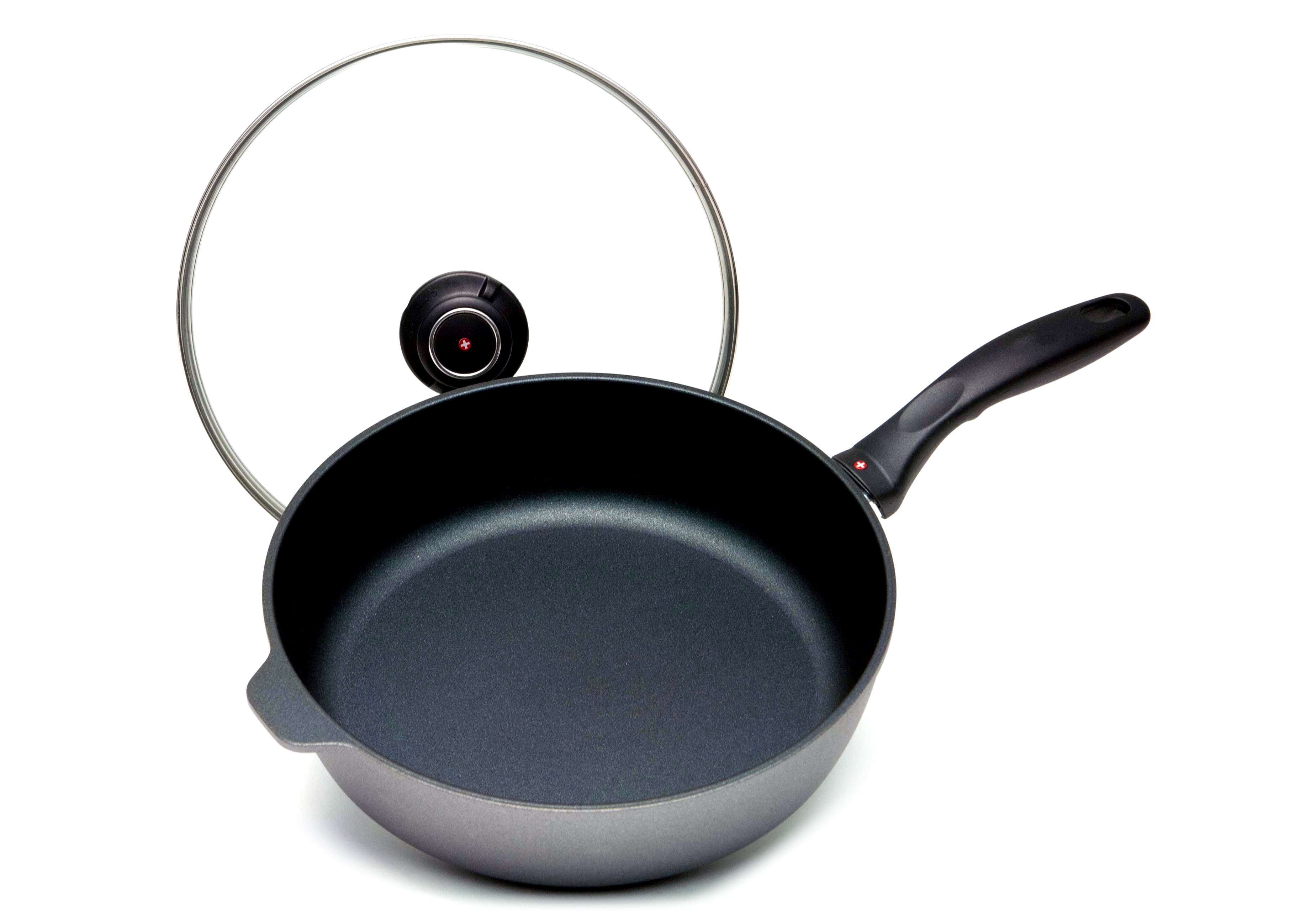Swiss Diamond 4.3 qt (11") Aluminum Nonstick Saute Pan w/Lid | HD ...