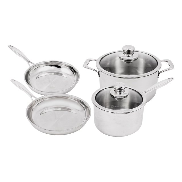 Swiss Diamond Premium Clad 6-Piece Cookware Set - Walmart.com