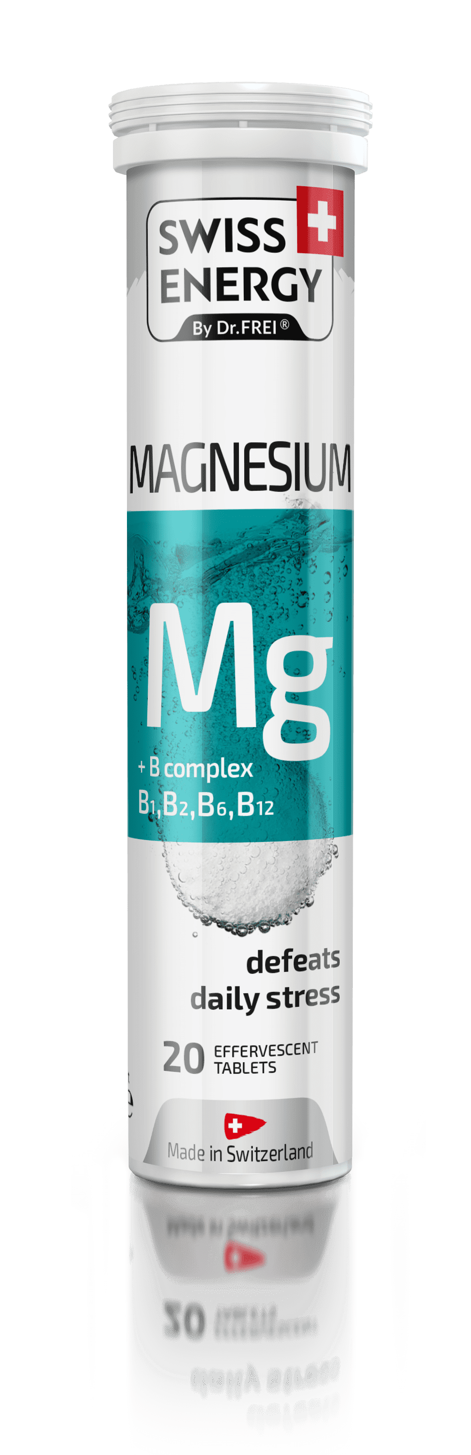 Swiss Energy Magnesium, Vitamin B Complex Effervescent Tablets, Nervous ...