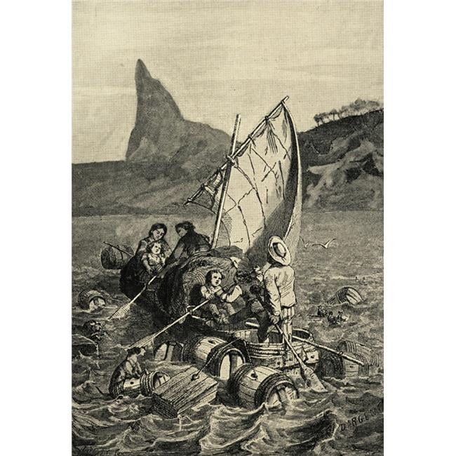The Swiss Family Robinson - by J. Wyss Illustration From The Book The ...