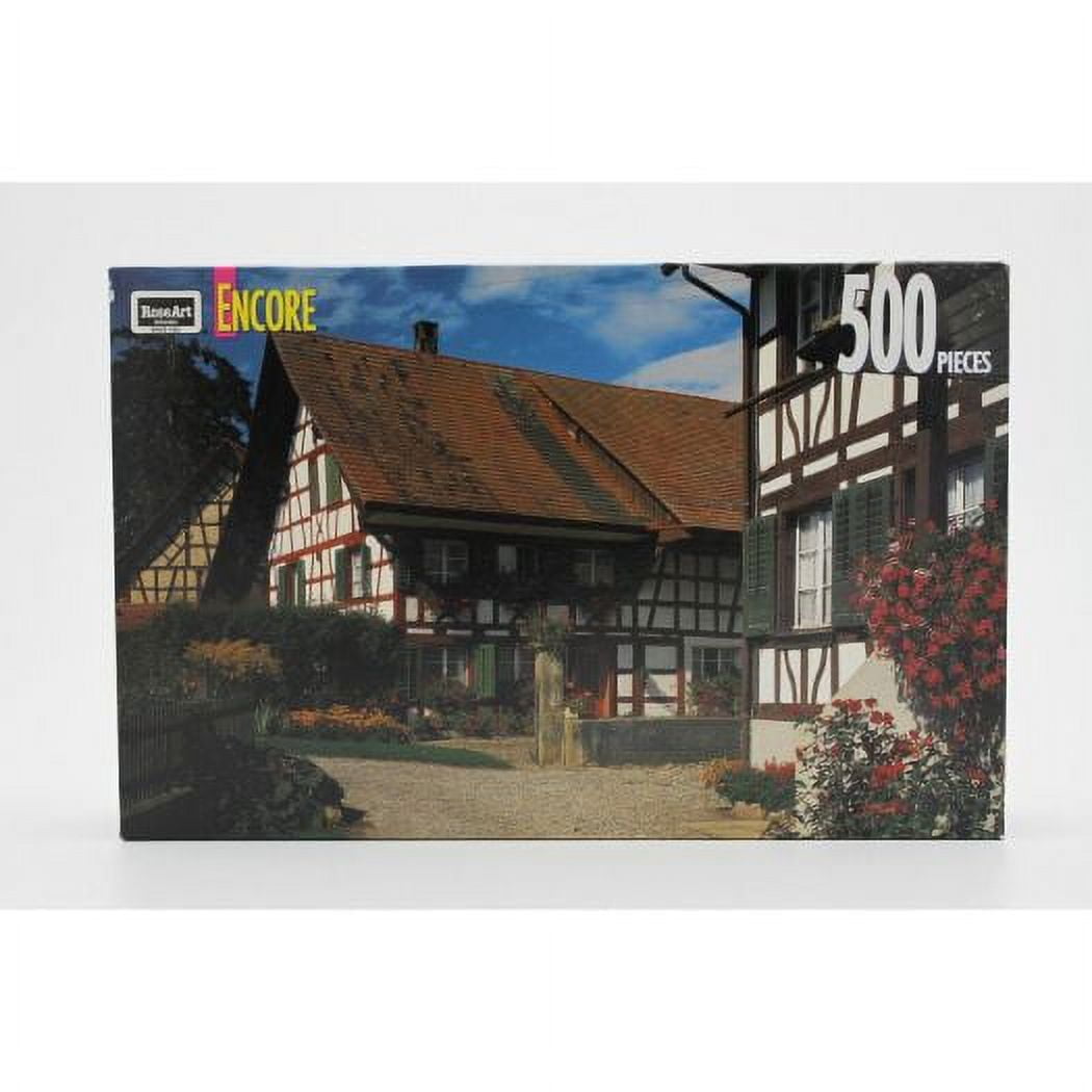 Swiss Farmhouses Tudor - 500 Piece Jigsaw Puzzle - Walmart.com