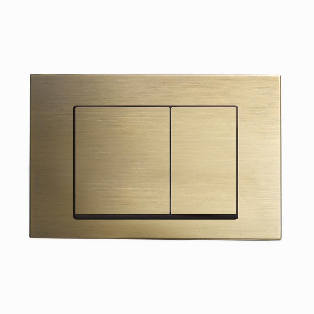 Free Shipping! Wall Mount Dual Flush Actuator plate with Square Push ...