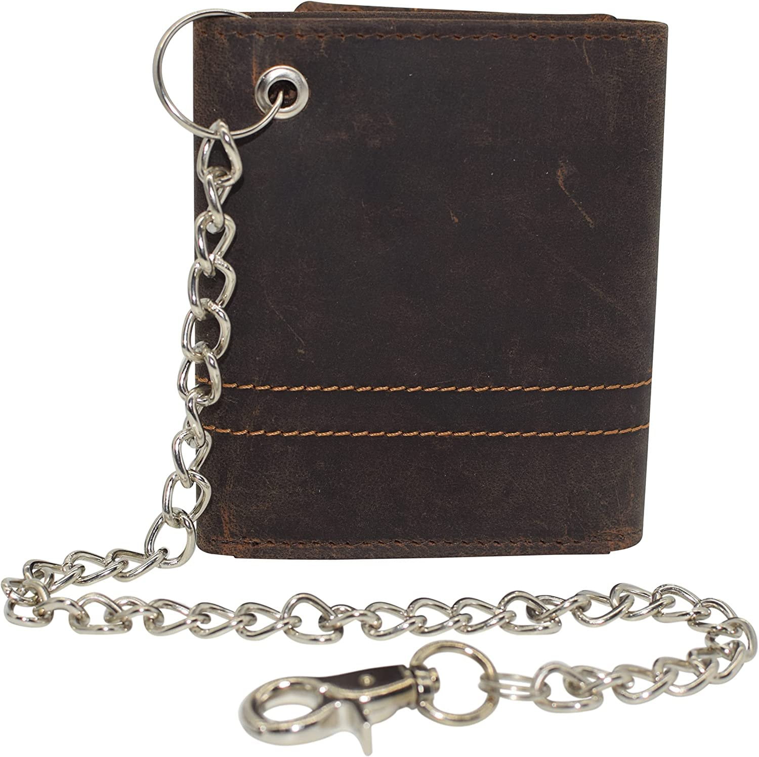 Swiss Marshall Men's RFID Blocking Premium Leather Classic Trifold ...