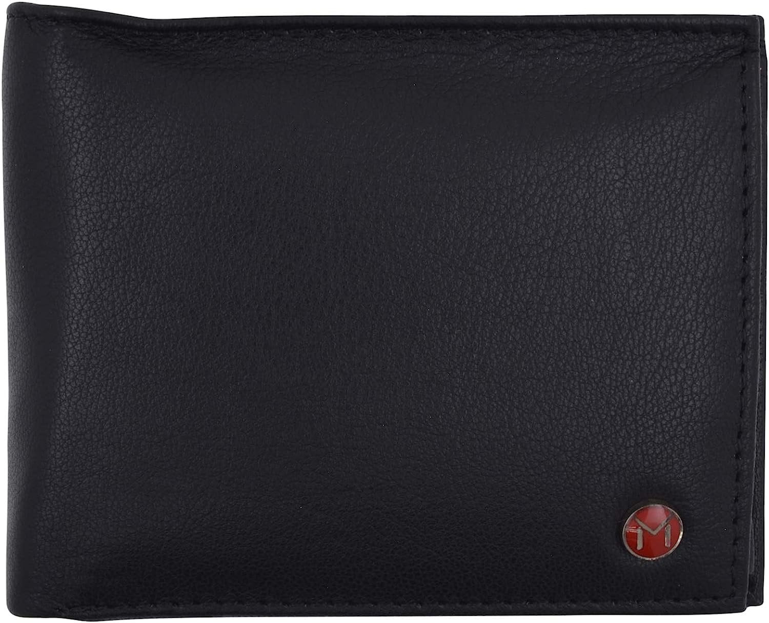 Swiss Marshall RFID Logo Mens Wallet Deluxe Capacity Passcase Bifold ...