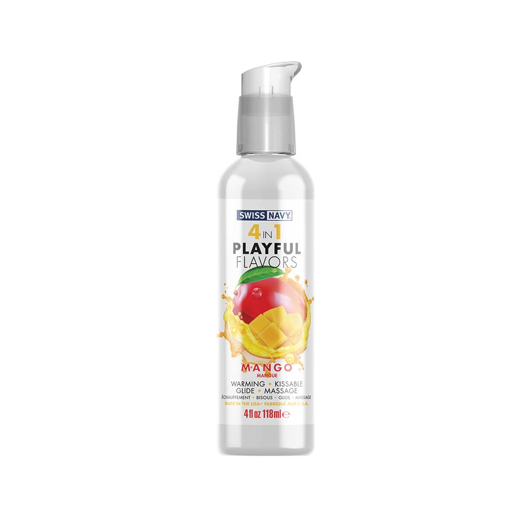 Swiss Navy 4 In 1 Playful Flavors - Mango 4oz - Walmart.com