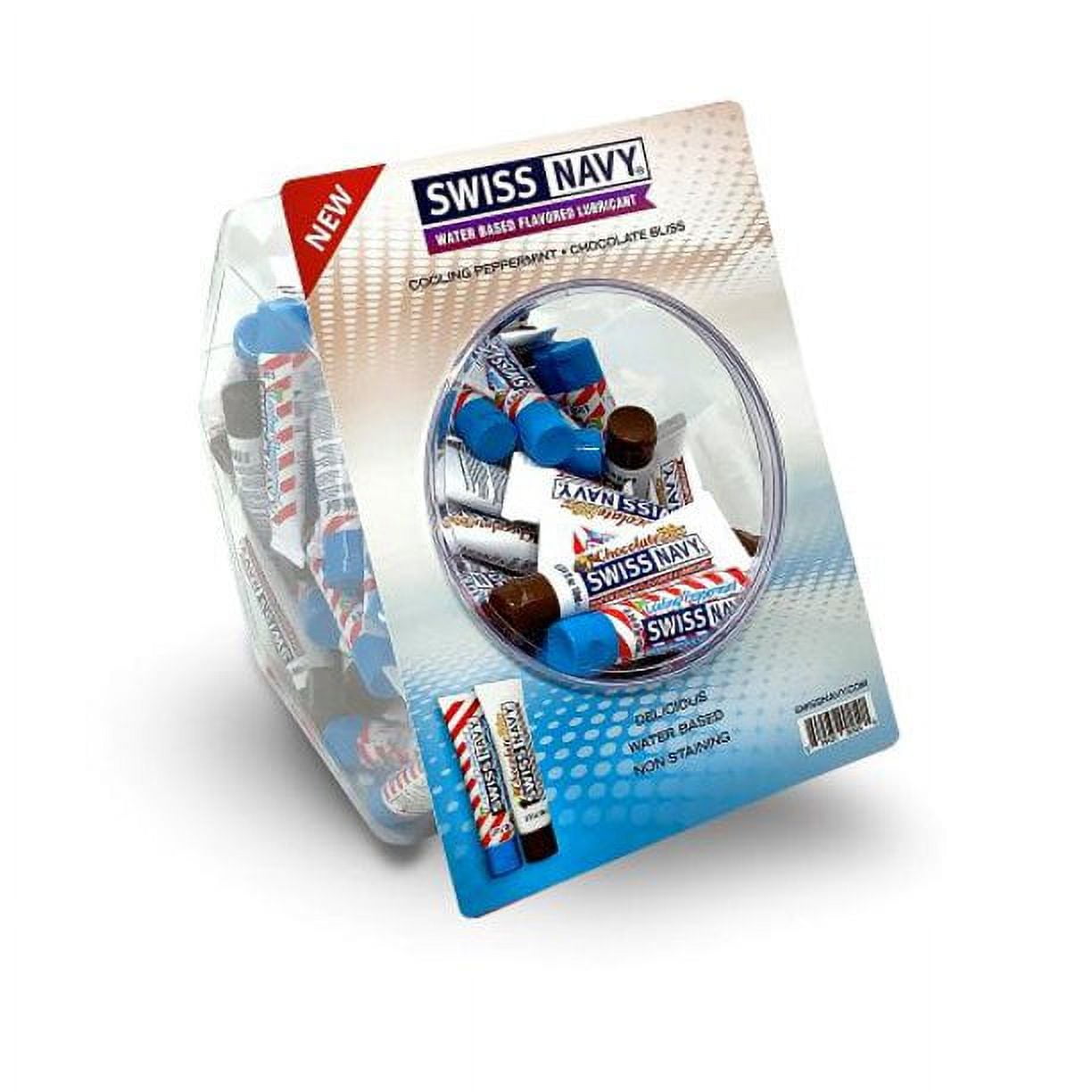 Swiss Navy Chocolate Bliss / Cooling Peppermint Flavors 10ml - 100ct ...