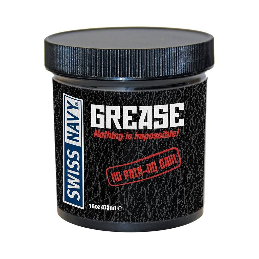 Swiss Navy Grease Lubricant, 16oz, Silicone and Water-Based, Long ...