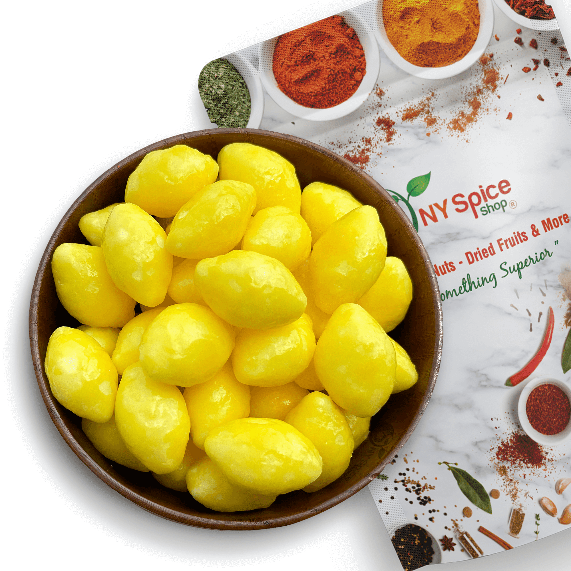 NY SPICE SHOP Swiss Petite Lemon Candy - 1 Pound - Fruit Gummies ...