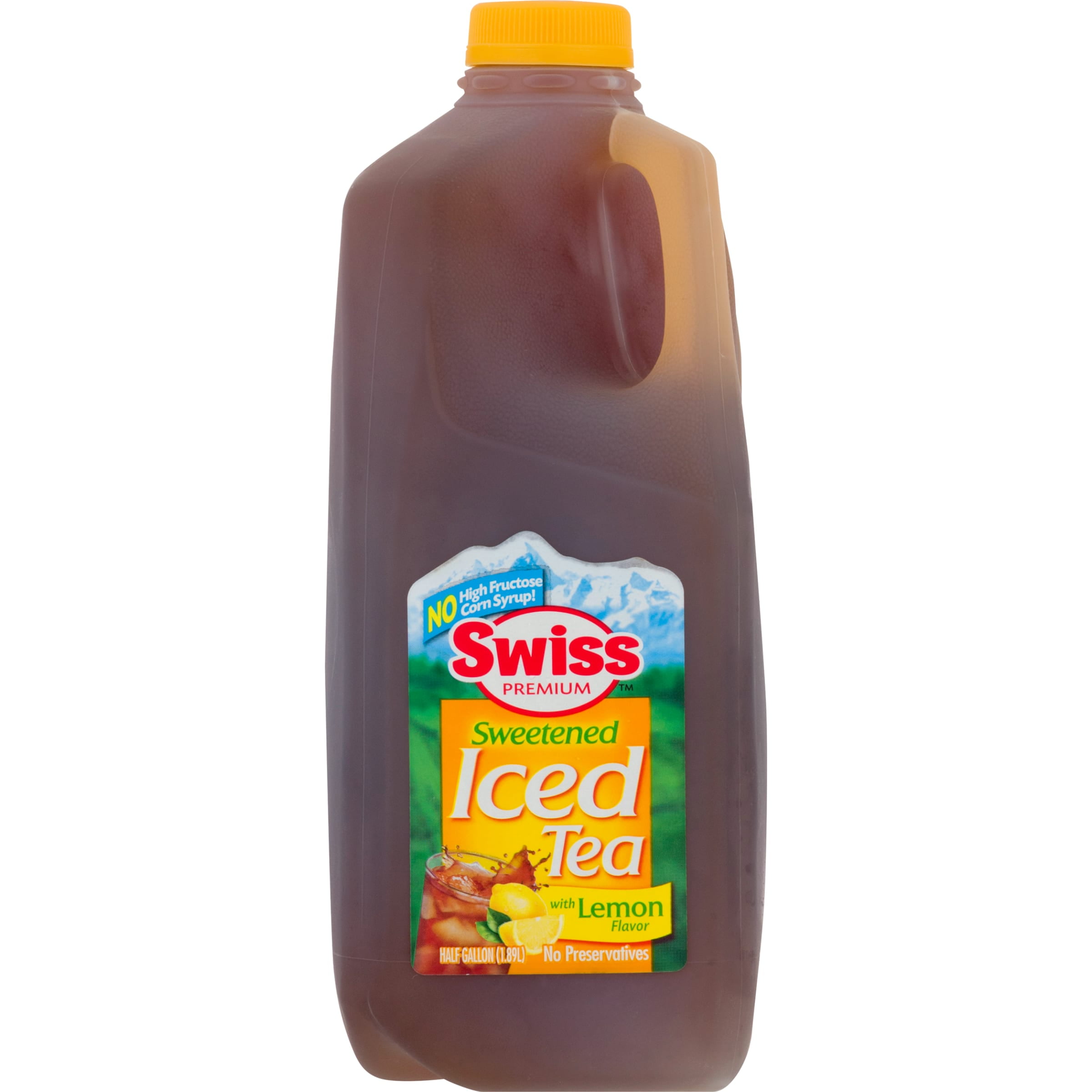 Swiss Premium Sweetened Lemon Iced Tea, Half Gallon - Walmart.com