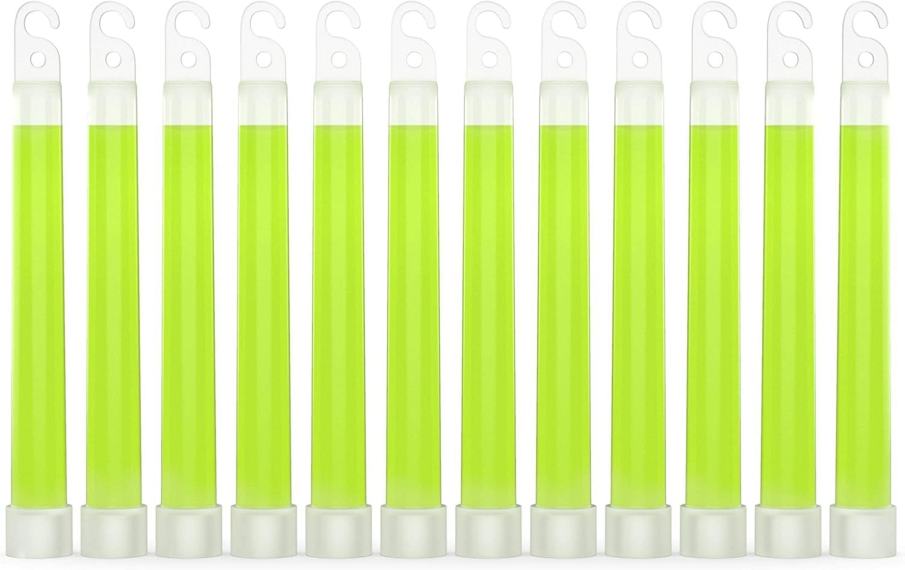 Swiss Safe Premium 6" Glow Sticks - Extra Bright, 12+ Hour Duration ...