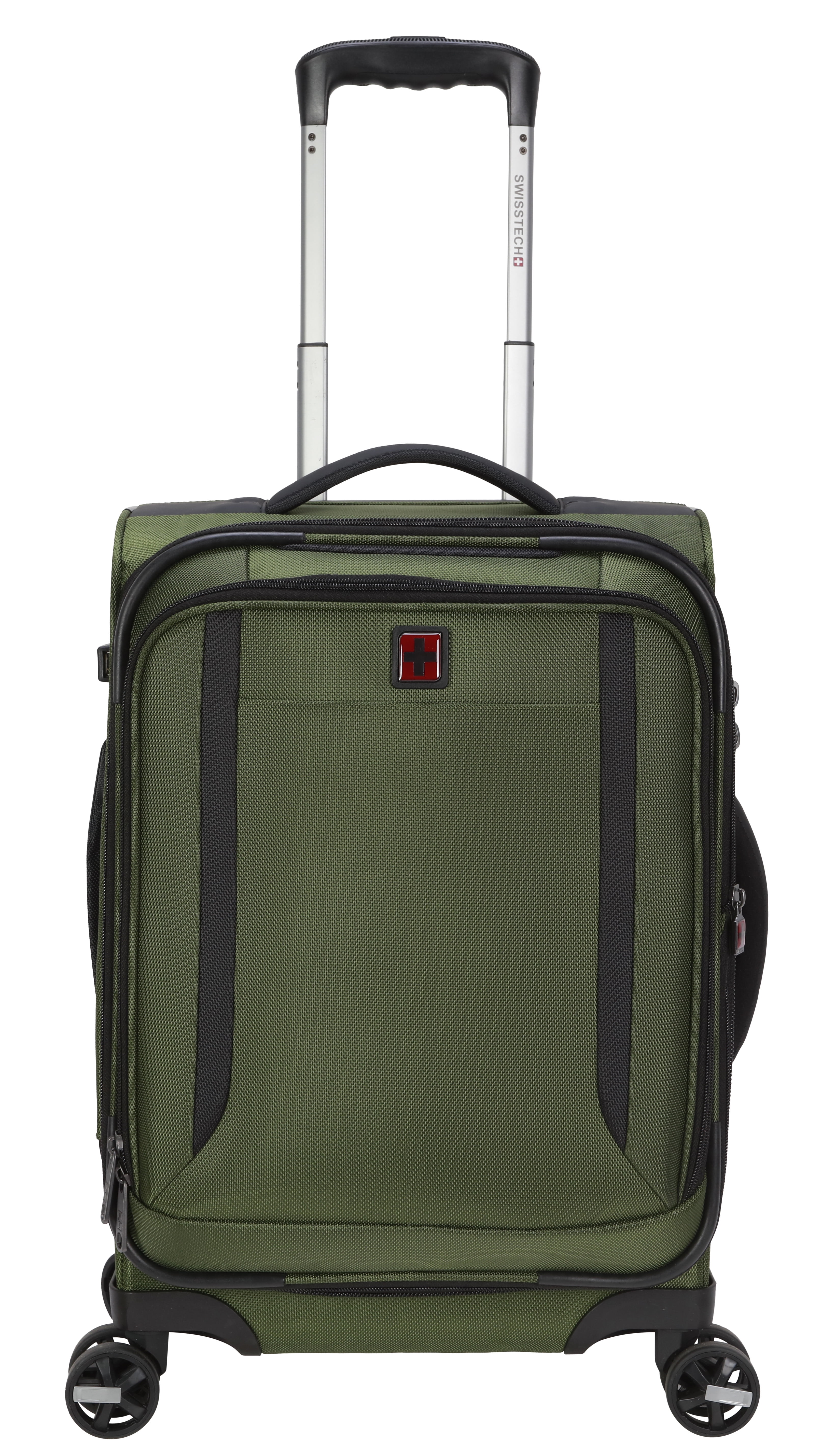 Swiss Tech 20" Softside Carry-on Luggage, Green - Walmart.com