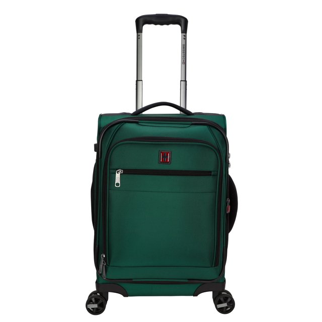 Free Shipping! Swiss Tech 20" Softside Carry-on Luggage, Green ...
