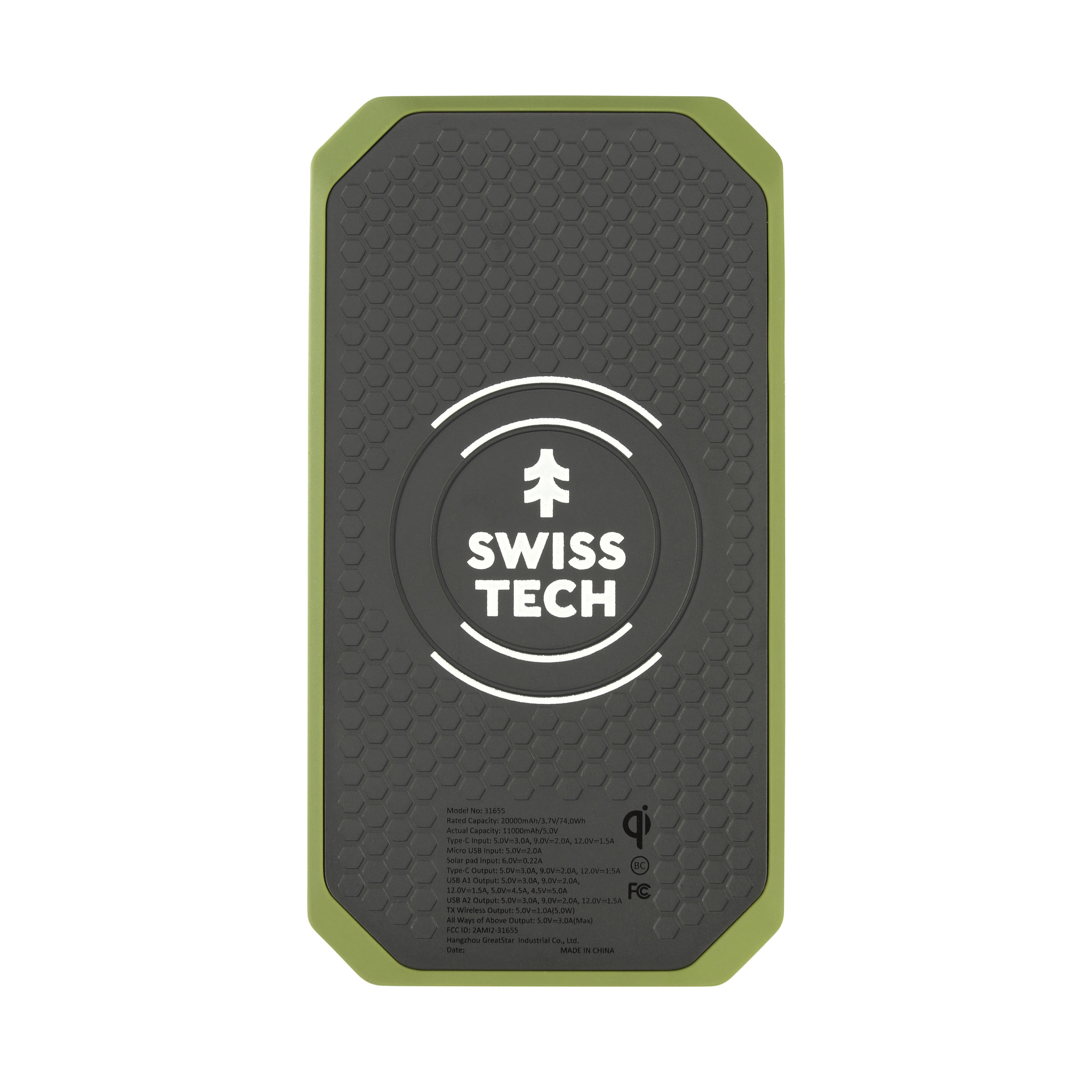 Swiss Tech 20000mAh Wireless Power Bank with Nepal | Ubuy