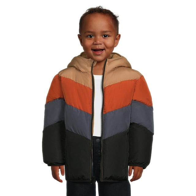 Swiss Tech Baby and Toddler Boy Heavyweight Puffer Jacket, Sizes 12M-5T ...