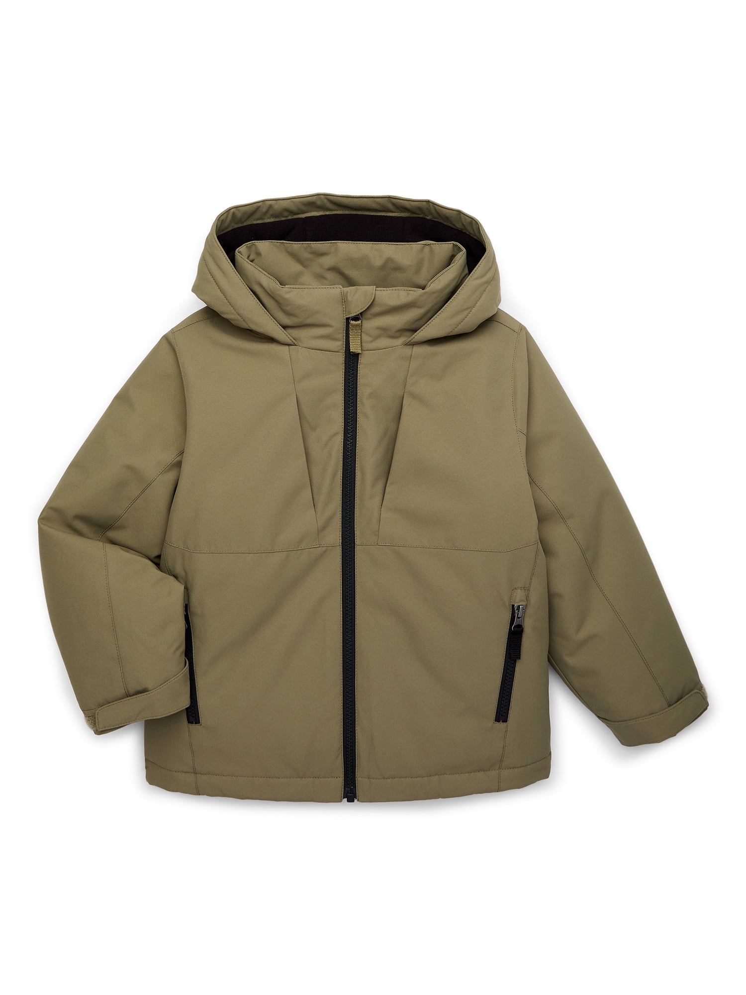 Swiss Tech Boys 3 In 1 System Puffer Jacket with Hood, Water-Resistant, Sizes 4-18 - Walmart.com