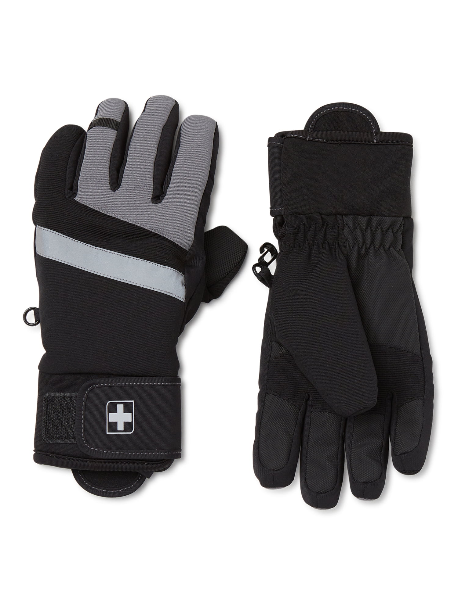 Swiss Tech Hybrid Gloves - Warm Plush Lining - Adjustable Cuff ...