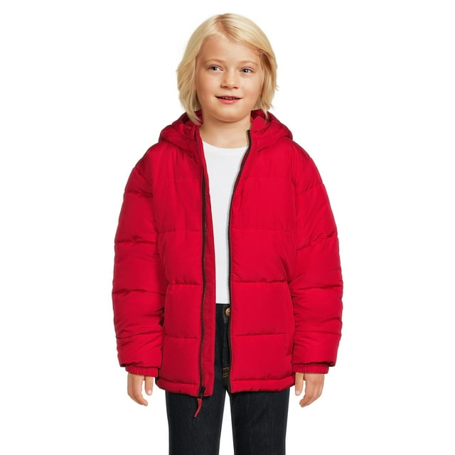 Swiss Tech Boys Puffer Jacket, Sizes 4-18 Husky - Walmart.com