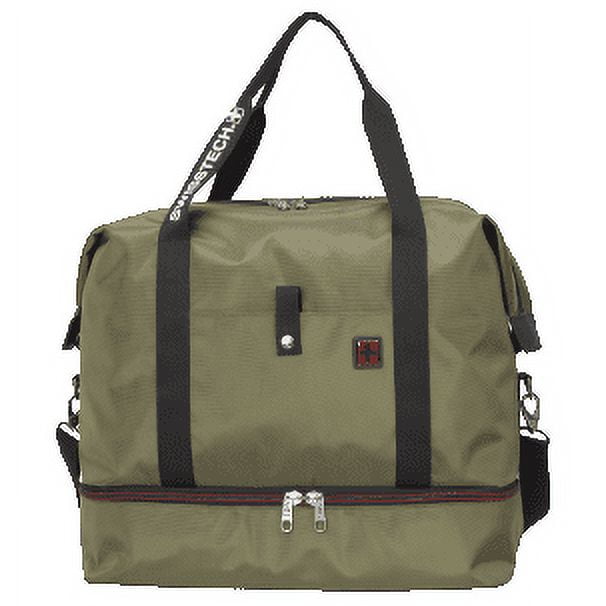 Swiss Tech Drop Bottom Travel Weekender Duffel Bag only $14.83 ...