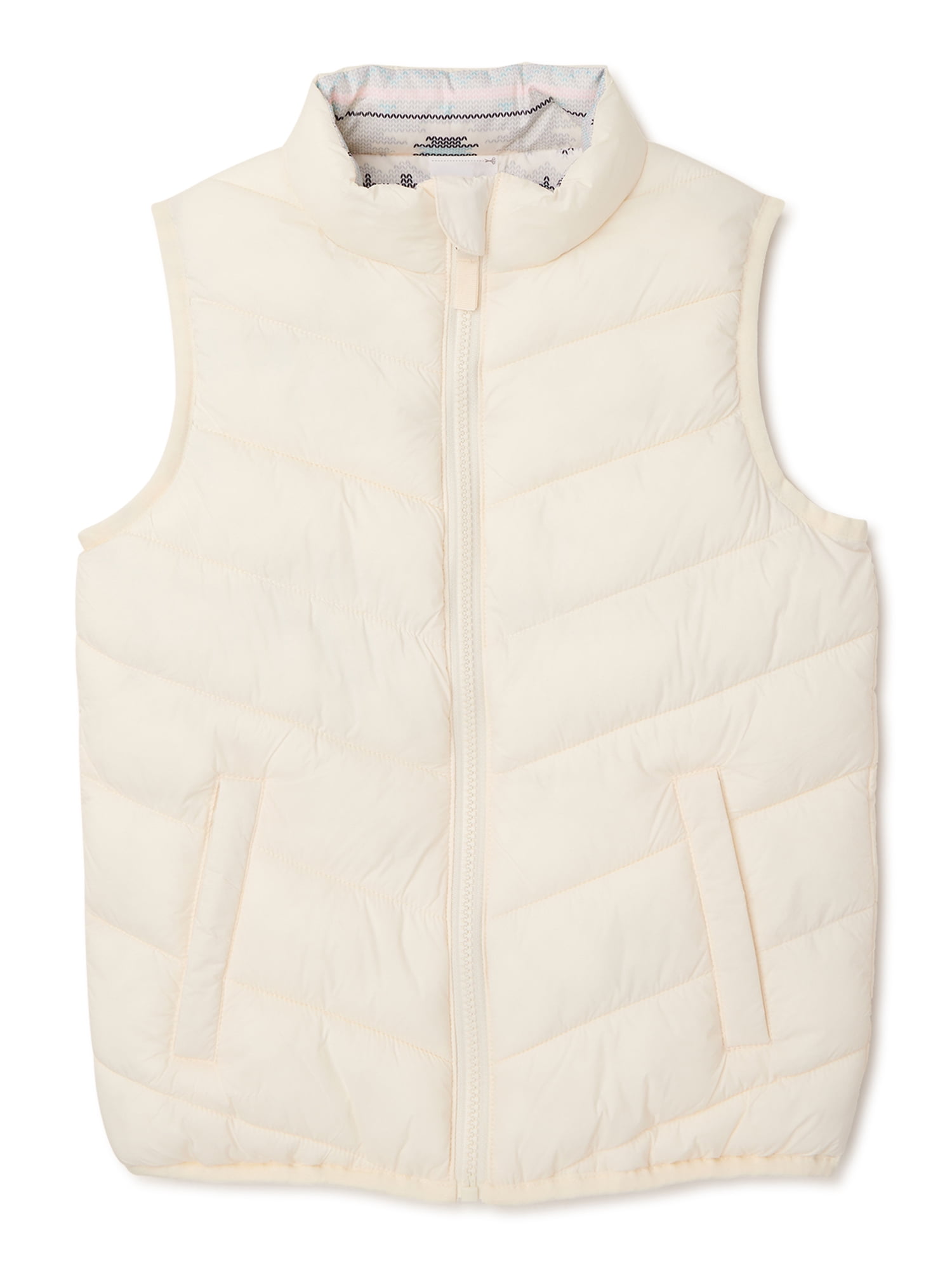 Swiss Tech Girls Family Matching Reversible Puffer Vest, Sizes 4-18 ...