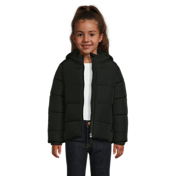 Swiss Tech Girls Heavyweight Puffer Coat, Sizes 4-18 & Plus - Walmart ...